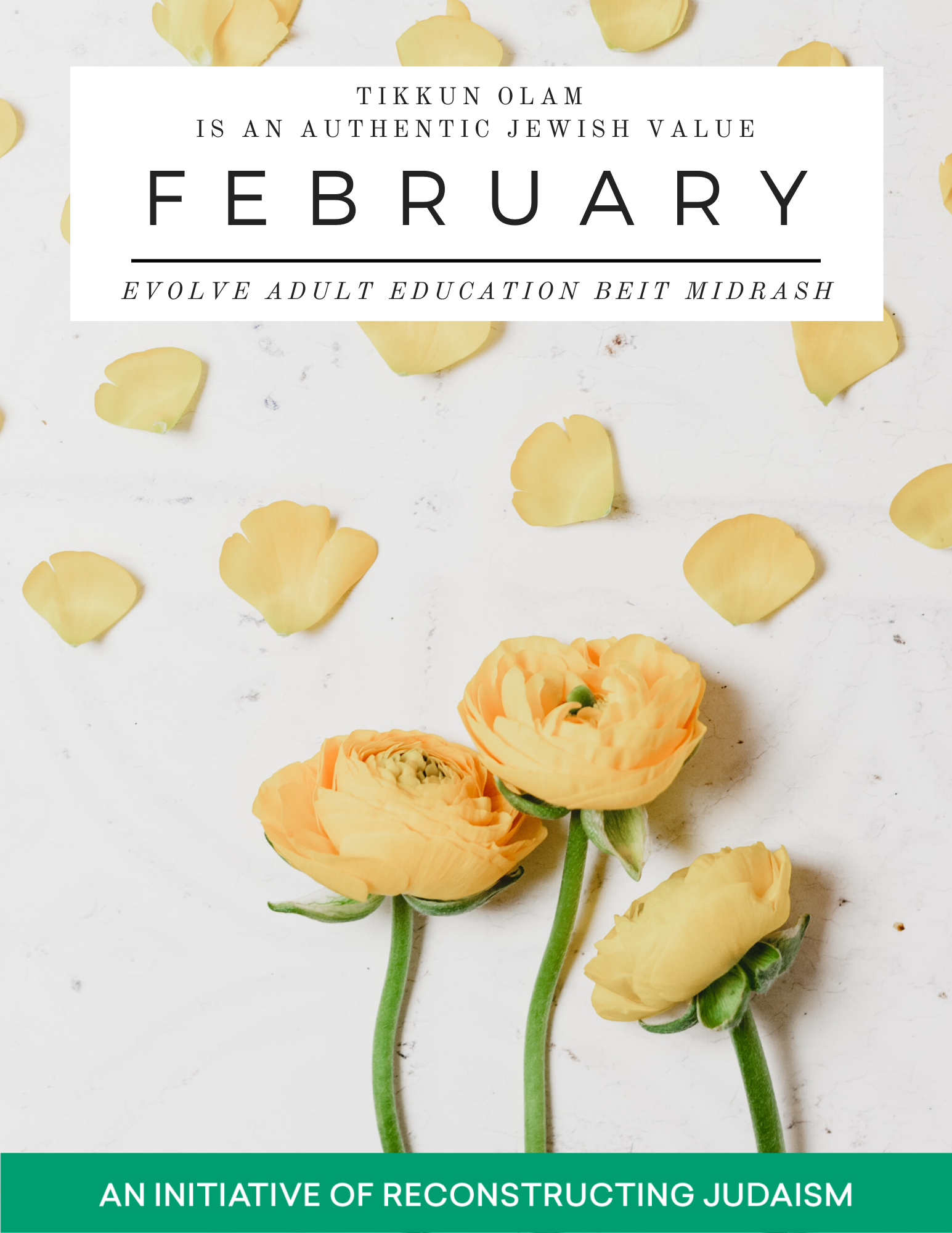 February Adult Ed Beit Midrash - Evolve